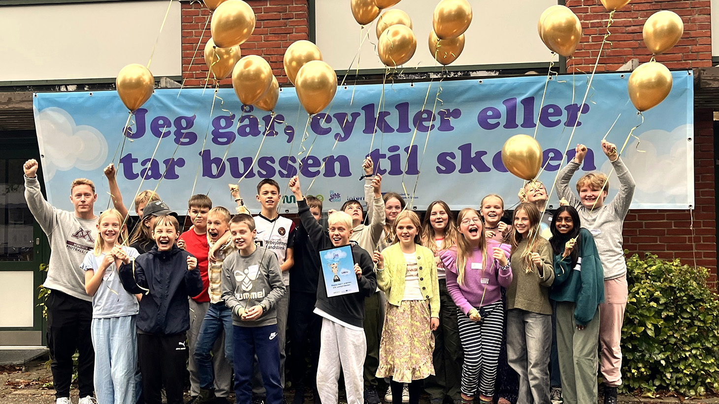 736 skolebørn har dystet om grøn transportadfærd - nu er vinderen ...